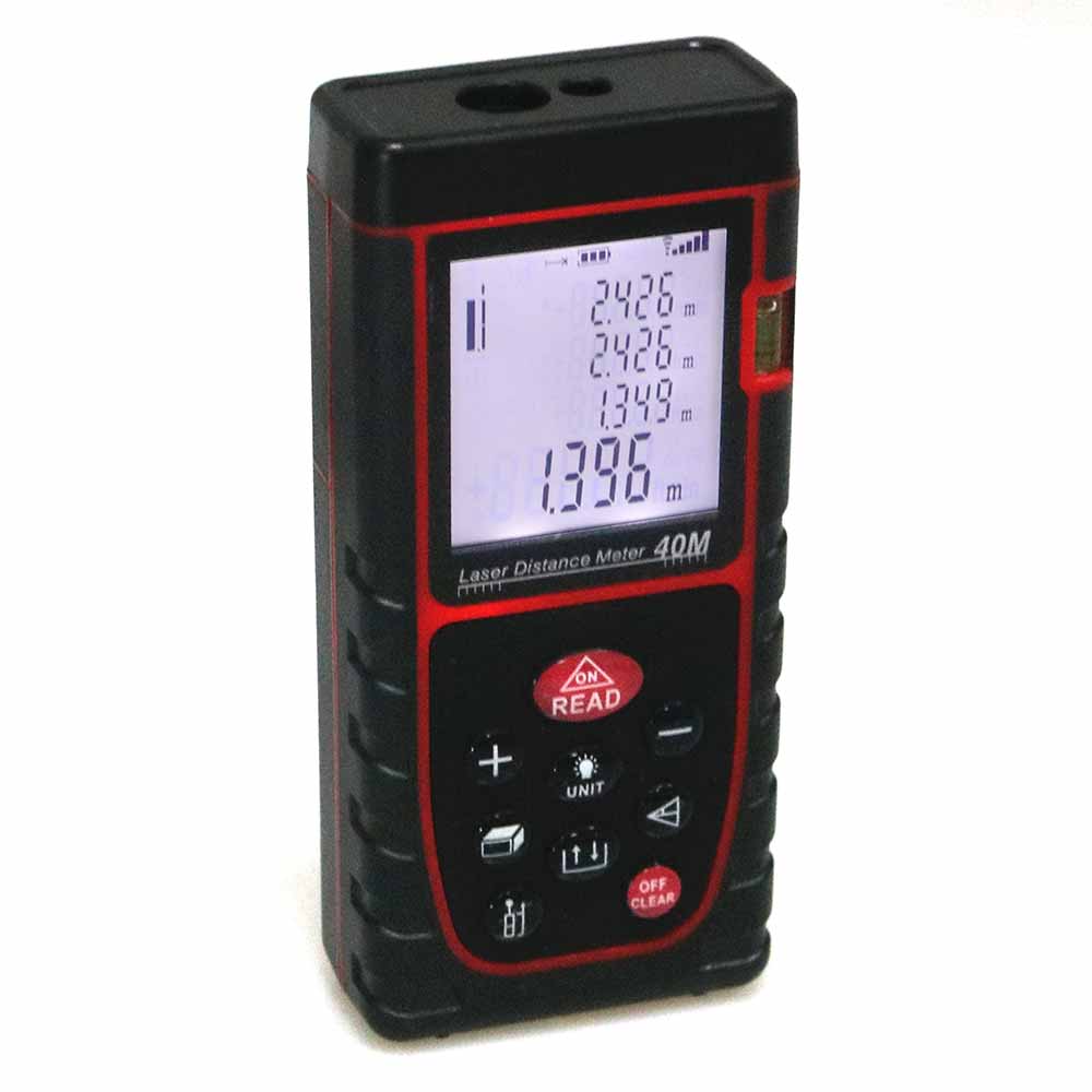 40M/130ft Digital Laser Distance Meter Range Finder Measure 0.03M-40M ...