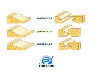 Blue Tornado Raised Panel Door Router Bit Set