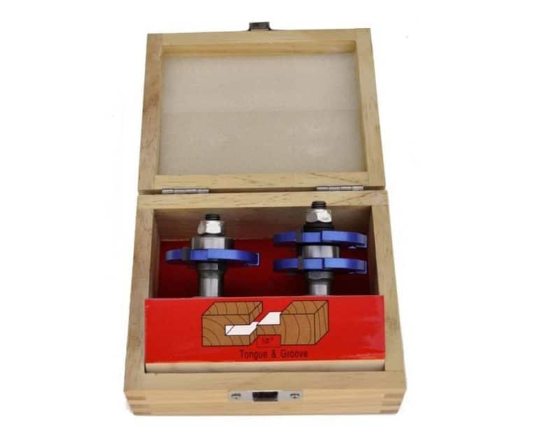 Blue Tornado Tongue & Groove Router Bit Set