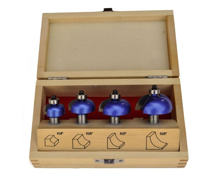 Blue Tornado Cove Router Bit Set - 4 Piece