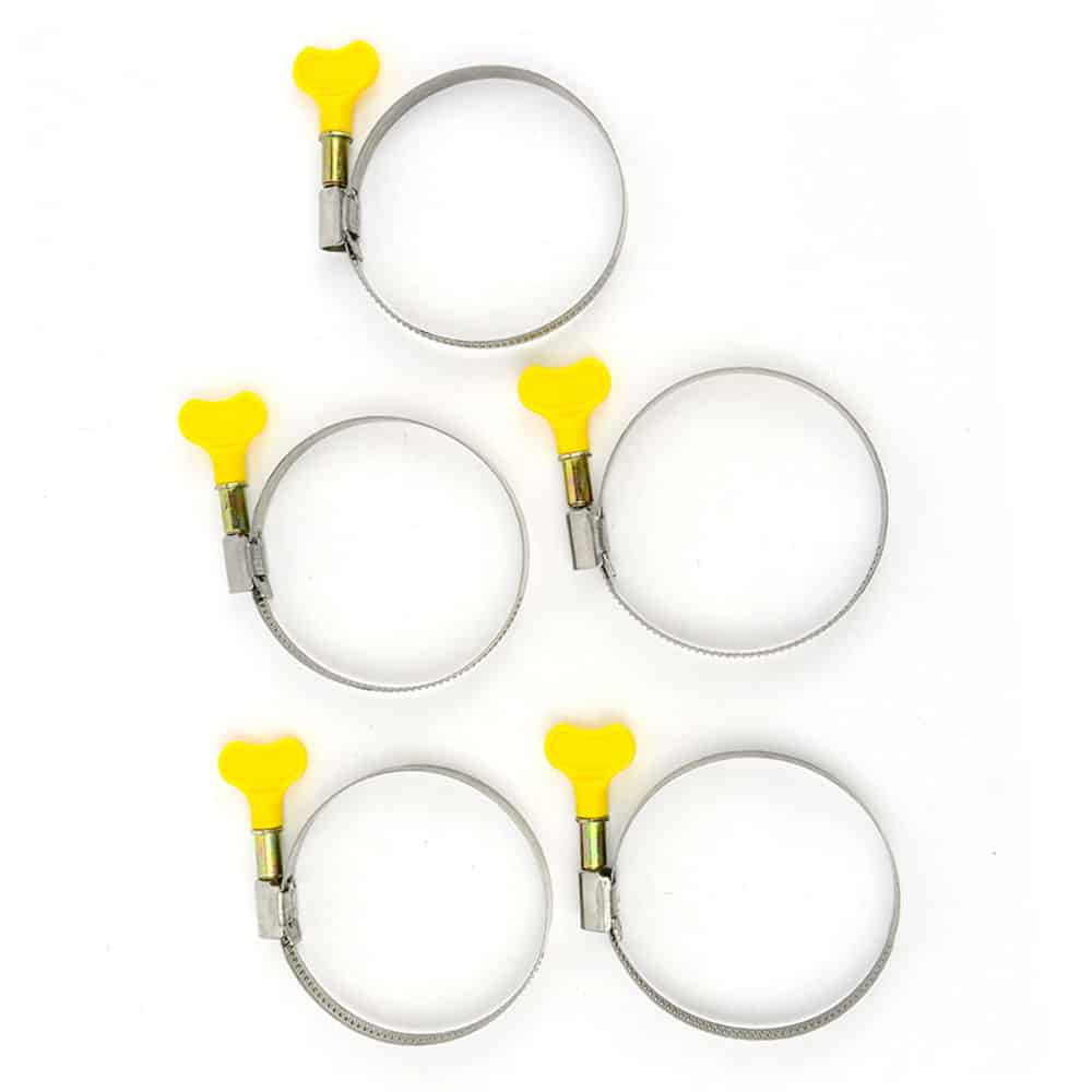 5 Pack 2-1/2 Inch Key Hose Clamp - Wood Shop Bits - A Bit Better