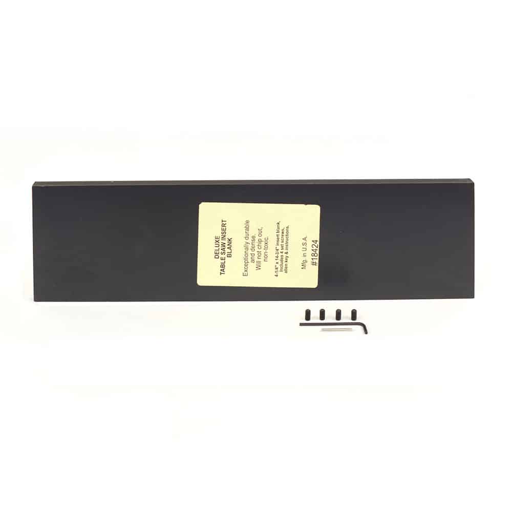4-1/4 x 14-3/4 Inch Deluxe Blank Insert W/Screws and Key - Wood Shop ...