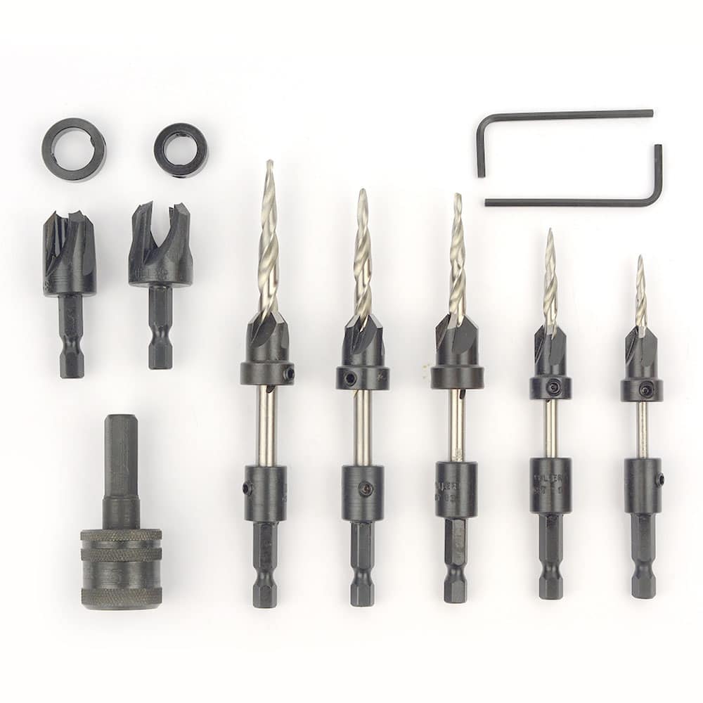 #11 5pc. Countersink set W. L. Fuller 10393011C - Wood Shop Bits - A ...