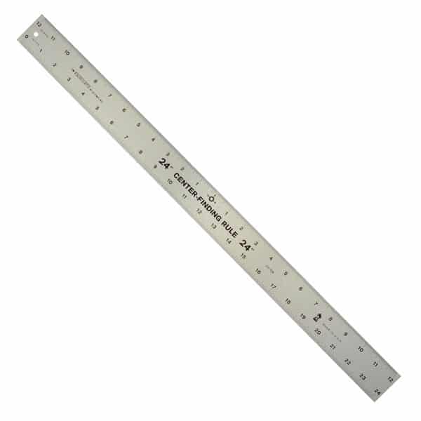 24 Inch Center Finding Ruler, 1-3/4 Inch Wide - Aluminum - Wood Shop ...