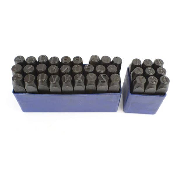 Letter And Number Punch Set Of 36 Piece 3/8 Inch - Wood Shop Bits - A ...