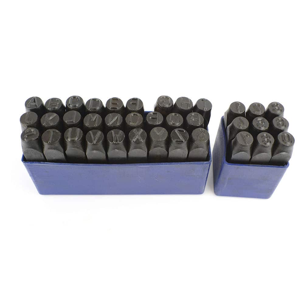 Letter And Number Punch Set Of 36 Piece 3/8 Inch - Wood Shop Bits - A ...