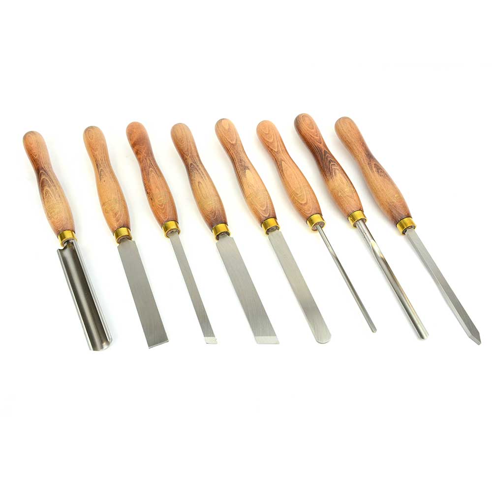 Crown Tools 8 Pc Woodturning Set - Superior Edge Life